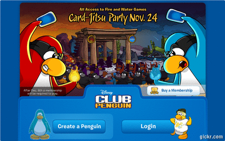 Club Penguin: New Login Screen. | Club Penguin Cheats 2013 | CP Cheats ...